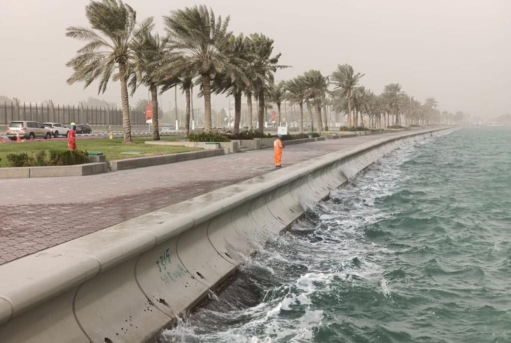 Qatar: Meteorology warns of thunderstorms expected at sea, accompanied ...