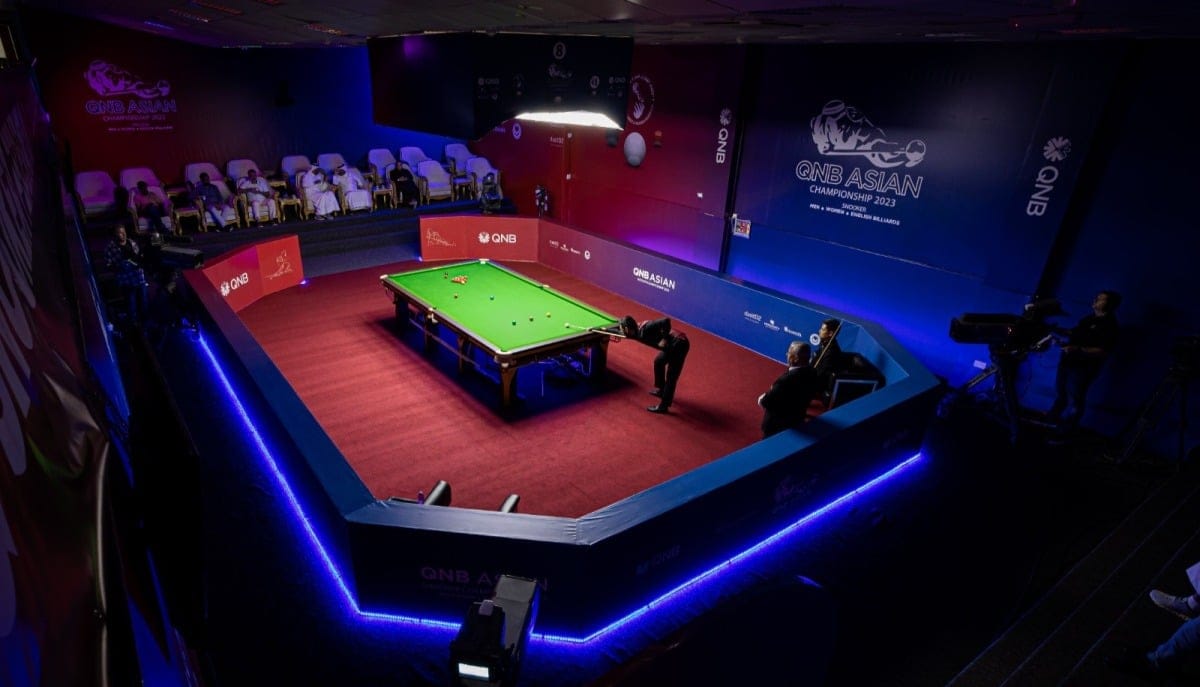 Completion of the quarter-finalists of the Asian Snooker Championship ...