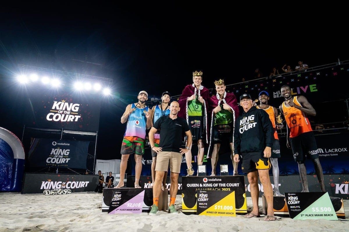 The Qatari team is crowned with the bronze medal of the Miami Tour in ...