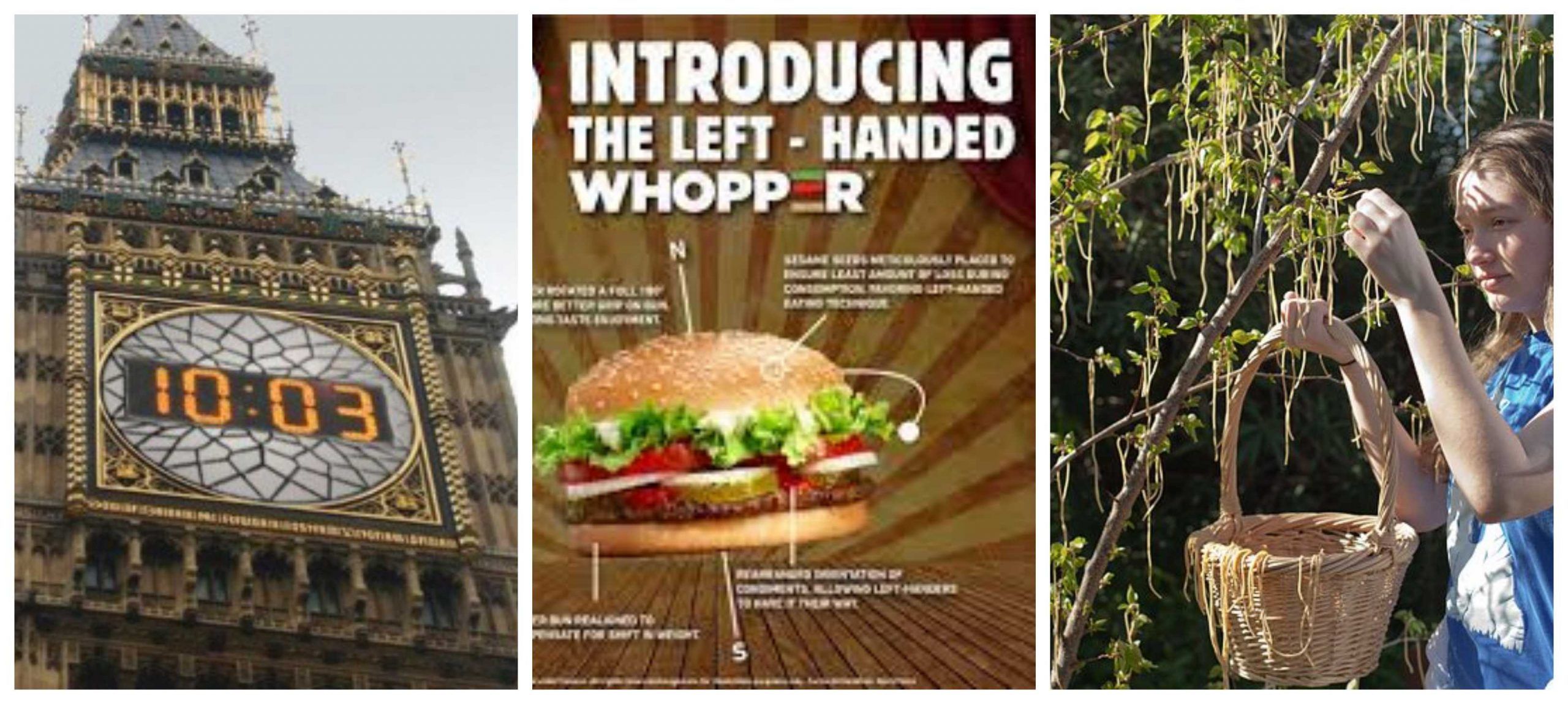 The beginning of April Fool's Day and some of the best - Spaghetti Tree ...