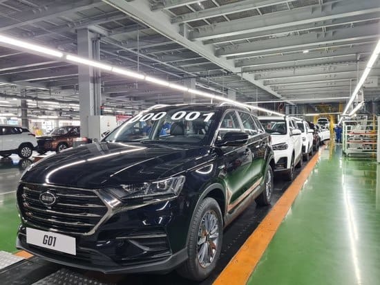Kaliningrad Avtotor starts production of cars of new Chinese brand
