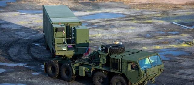 The American MRC Typhon missile system is presented for the first time ...