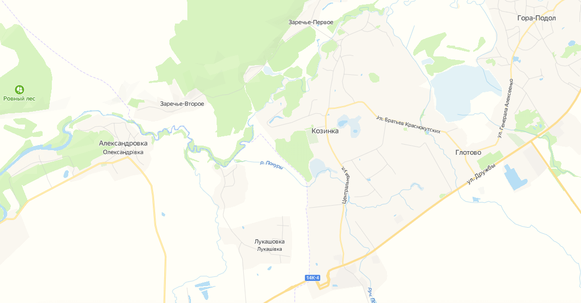 in the village of Kozinka, Belgorod region, there is a battle between ...